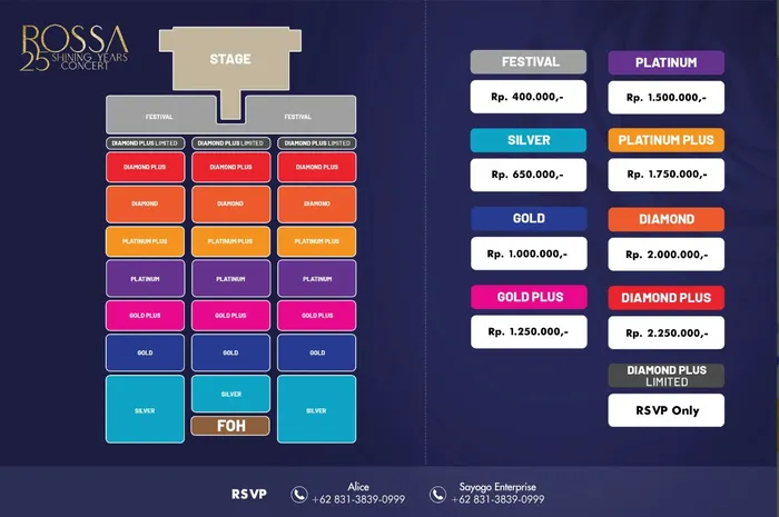 Rossa Gelar Konser Tunggal di Surabaya Bulan Ini, Segini Harga Tiket ...