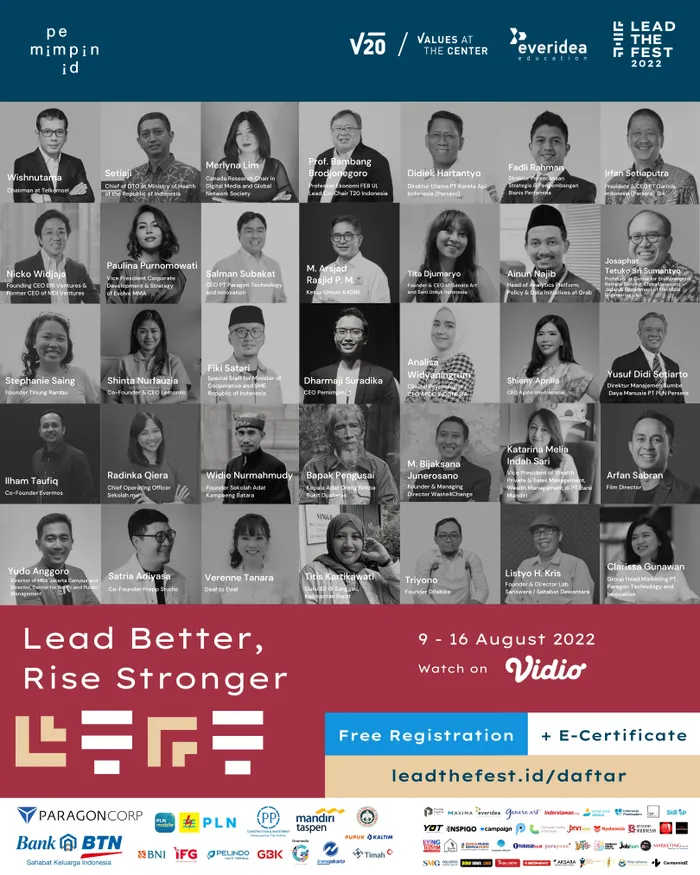 Festival Kepemimpinan Lead The Fest Kembali Digelar, Hadirkan Lebih ...