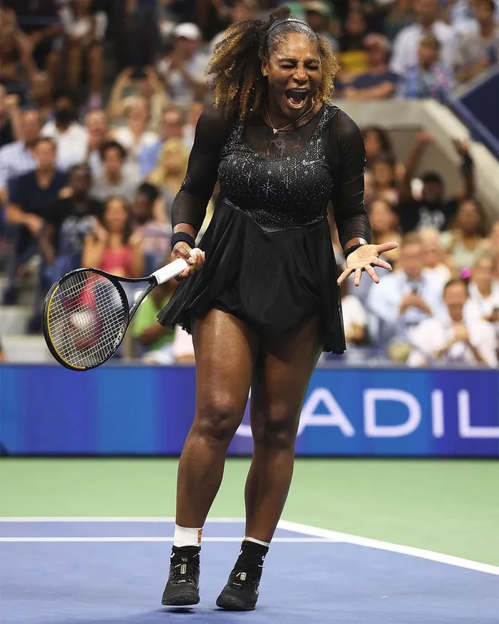 Makna Outfit Tenis Serena Williams di Pertandingan Terakhir, Serba Hitam dan Bertabur Kristal ...