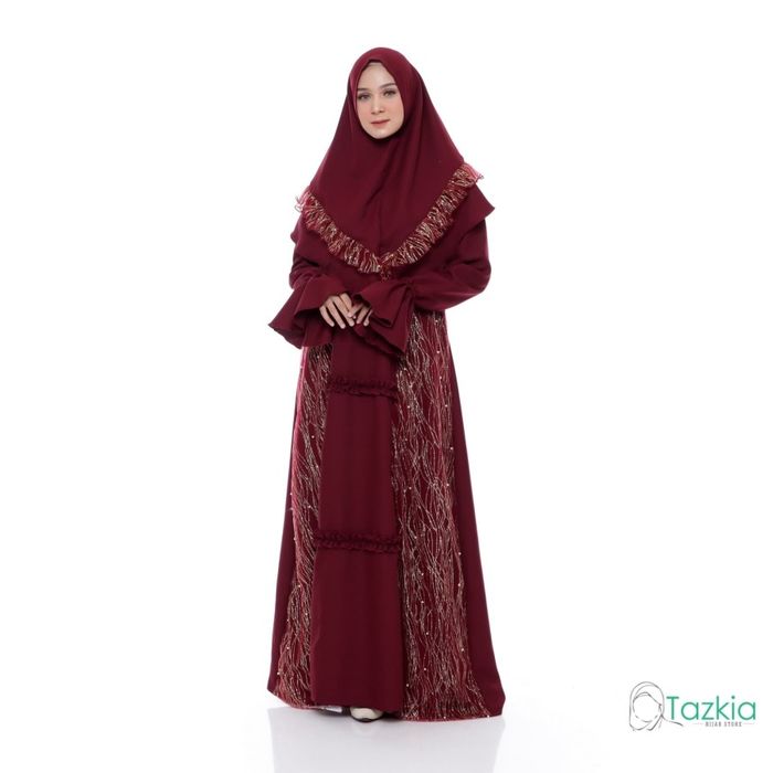 5 Rekomendasi Baju Lebaran Syari di Tokopedia, Cantik dengan Bordir ...