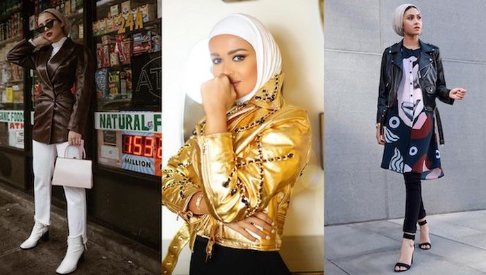 3 Inspirasi Outfit Serba Bahan Kulit bagi Perempuan Berhijab - Parapuan