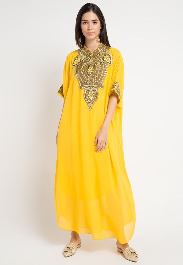 5 Rekomendasi Kaftan Warna-Warni Viral di TikTok, untuk Outfit Bukber ...