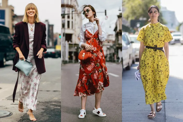 Punya Floral Dress Jadul? Mix and Match dengan 7 Fashion Item Ini ...