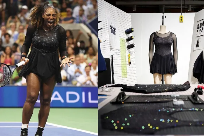 Makna Outfit Tenis Serena Williams di Pertandingan Terakhir, Serba Hitam dan Bertabur Kristal ...