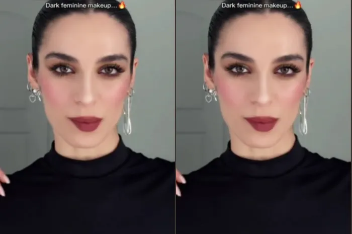 Ciri Dark Feminine Makeup Look, Teknik Merias Wajah Viral di TikTok ...