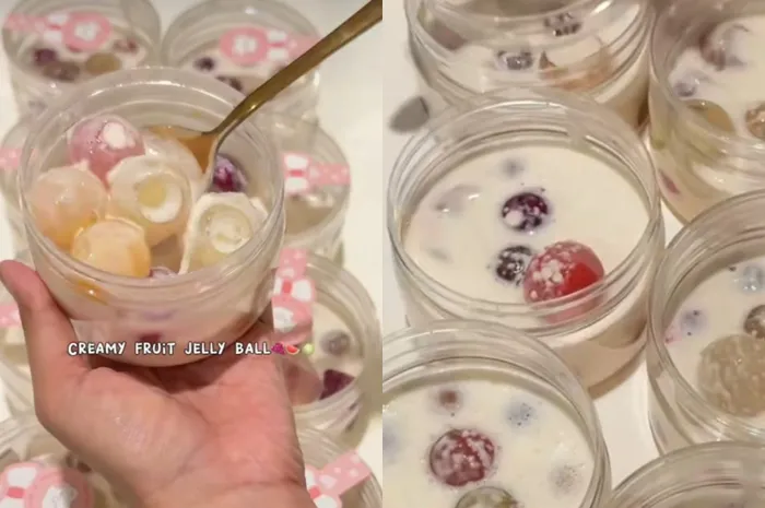 5 Tips Membuat Creamy Fruit Jelly Ball, Makanan yang Viral di TikTok ...