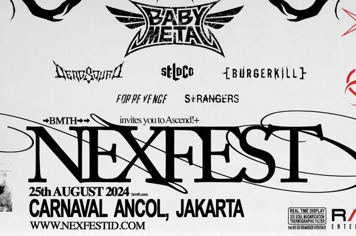 Nex Fest Indonesia 2024 Hadirkan BMTH dan BABYMETAL, Ini Rincian Harga ...