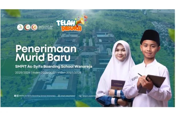 Buka Penerimaan Murid Baru, SMPIT As-Syifa Boarding School Tawarkan Dua Gelombang Tahun Ajaran ...
