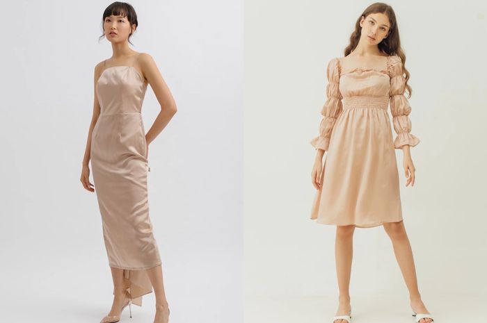 Tampil Mewah dengan 5 Rekomendasi Baju Kondangan Warna Champagne Ini ...