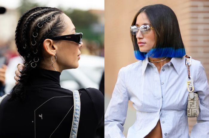 Bold hingga Nyentrik, Ini 5 Gaya Rambut Unik di Street Style Milan ...