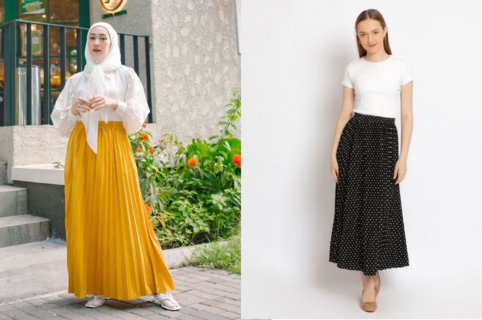 Cocok untuk Outfit ke Kantor, Ini 5 Rekomendasi Rok Plisket di Bawah ...
