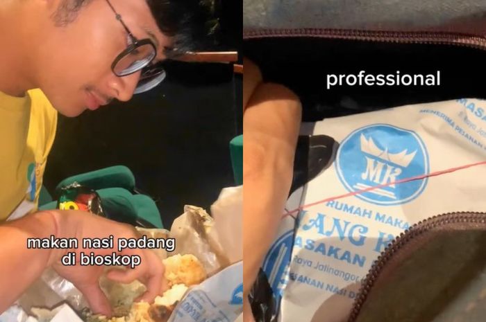 Viral di TikTok Penonton Makan Nasi Padang Bioskop, Cinema XXI Angkat Bicara - Parapuan