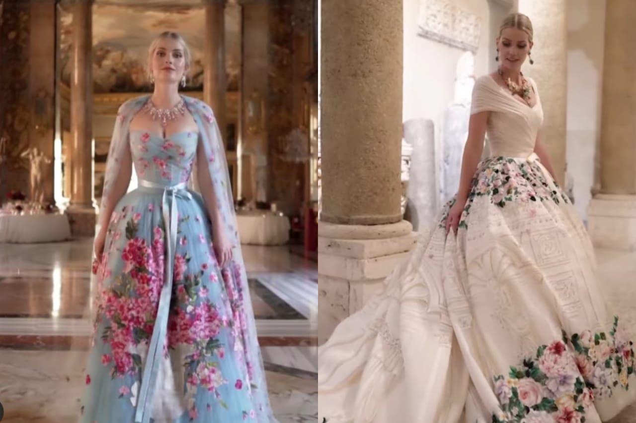 Foto : Potret Gaun-Gaun Cantik yang Dipakai Lady Kitty Spencer saat Menikah