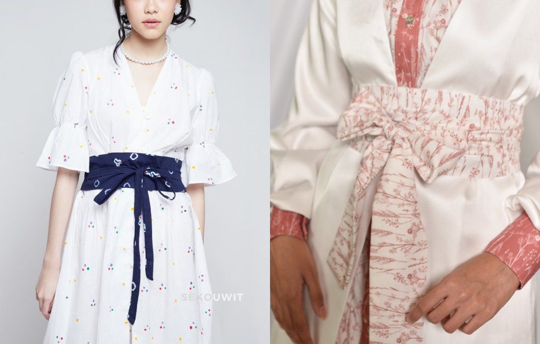 Ini 5 Rekomendasi Obi Belt Motif Batik untuk Aksesori Baju Kondangan ...