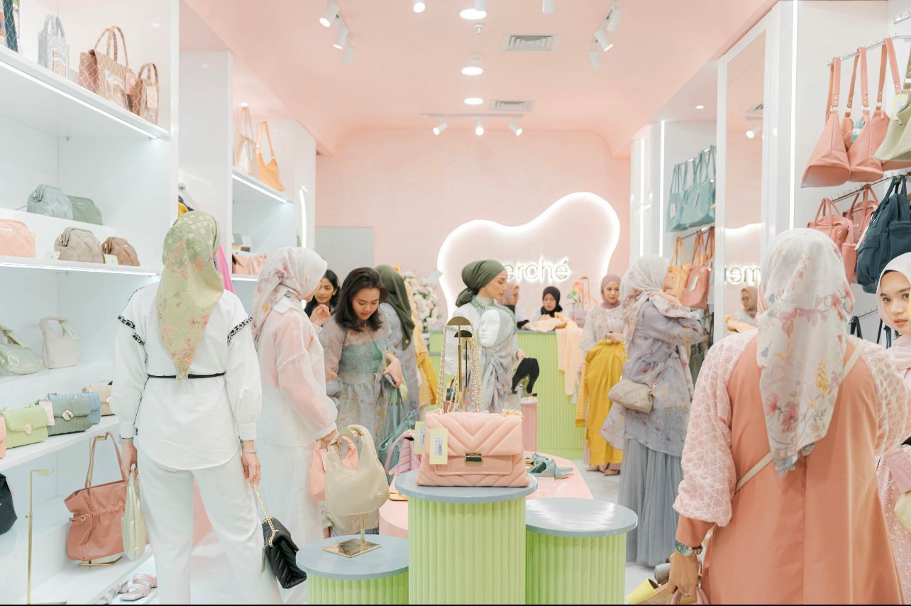 Nuansa Pink dan Lime Green, Intip Store Baru merché di FX Sudirman