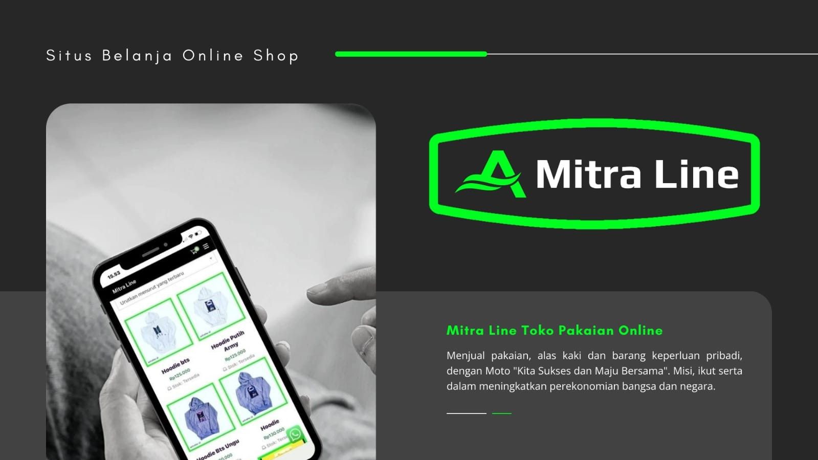 Menawarkan Produk Fesyen Lokal, Berikut 5 Fakta Menarik Situs Belanja Online Mitra Line