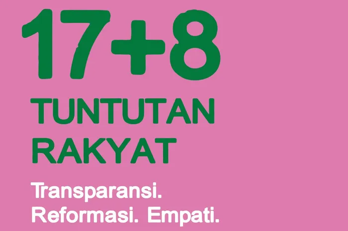 Kenapa Warna Pink dan Hijau Jadi Simbol Solidaritas dalam Kampanye 17+8 ...