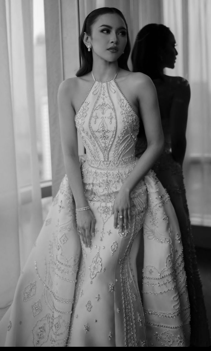 Bedah Gaya Busana Resepsi Pernikahan Mahalini Raharja dan Rizky Febian ...