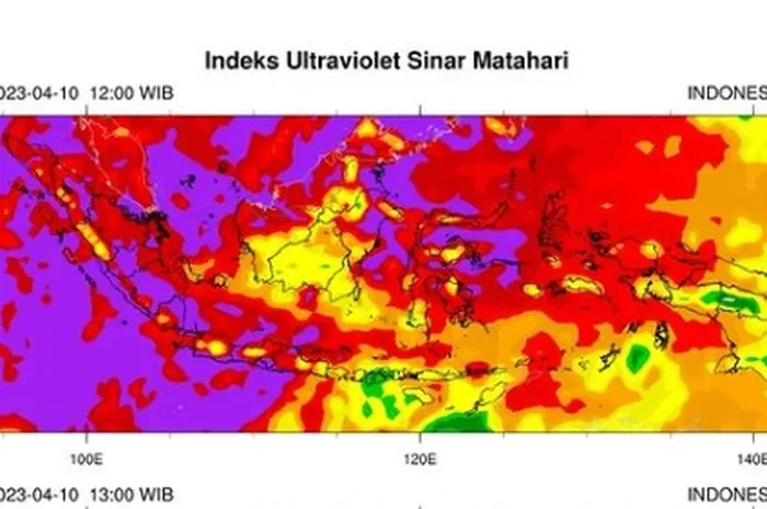 ﻿BMKG Peringatkan Indeks UV Tinggi pada 10 April 2023, Hati-Hati Ini Dia Bahaya Radiasi Sinar ...