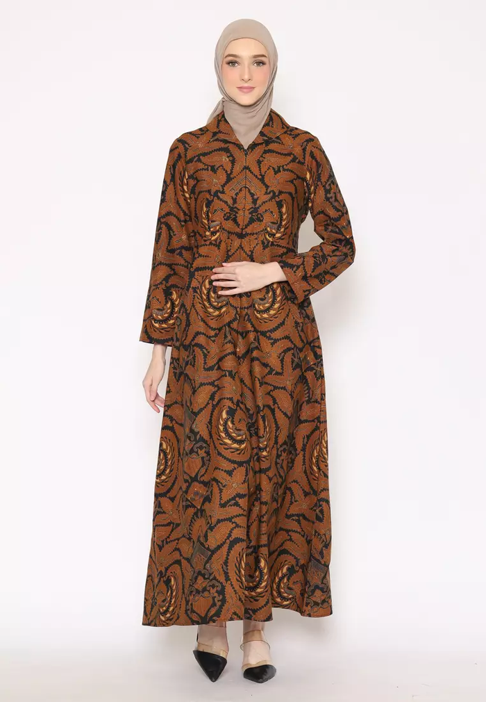 5 Rekomendasi Abaya Batik untuk Baju Lebaran 2023 Mulai Rp300 Ribuan ...
