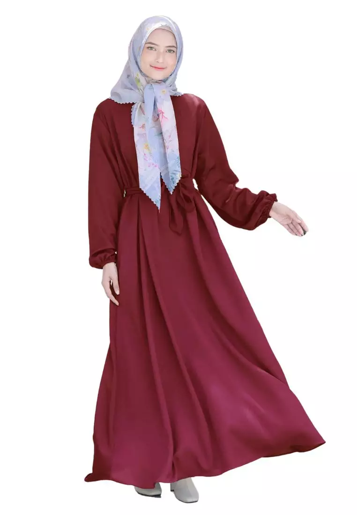 5 Rekomendasi Gamis Polos untuk Baju Lebaran, Cari saat Ramadan 2023 ...