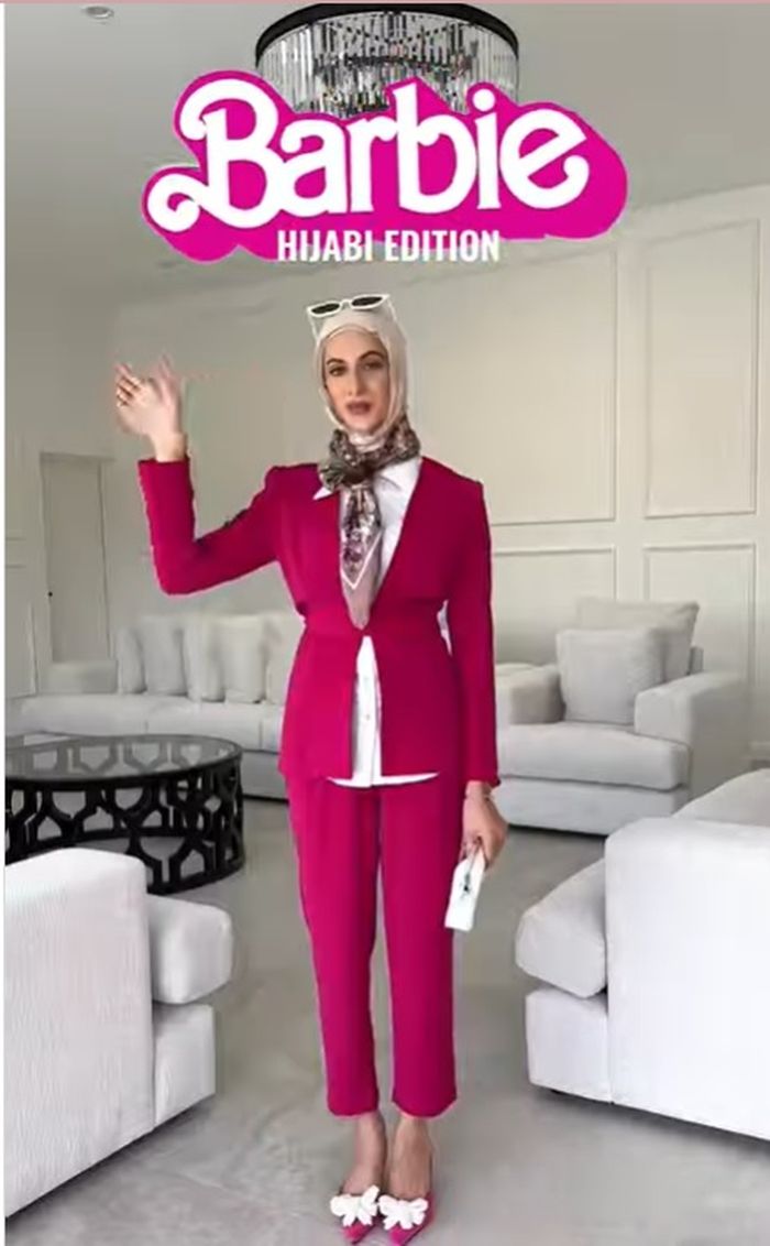 5 Inspirasi Outfit ala Barbie untuk Perempuan Berhijab, Bisa Dipakai di ...