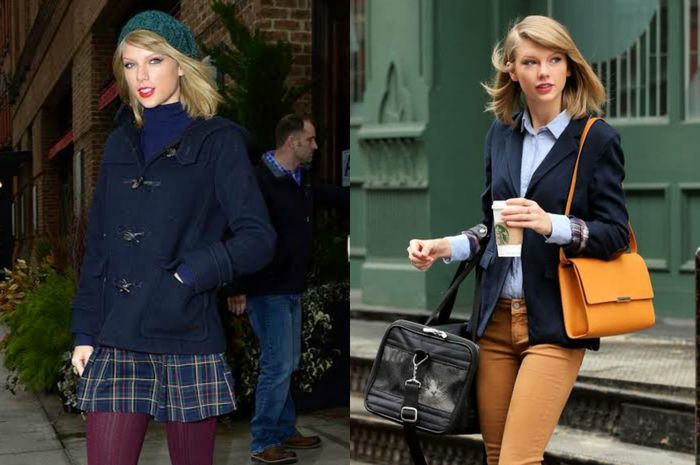 5 Inspirasi Outfit Preppy Style ala Taylor Swift, Nyaman Tapi Tetap ...