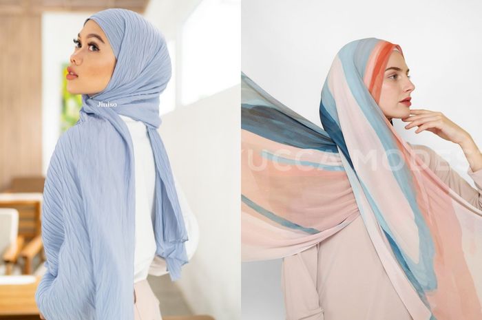 Harga Mulai Rp 50 Ribuan, Ini Rekomendasi Pashmina Plisket Praktis ...