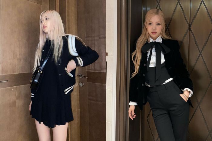 Kasual hingga Formal, Ini Gaya Outfit Serba Hitam ala Rose BLACKPINK ...